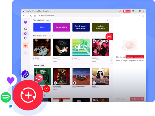 TuneFab All-in-One Music Converter: Bester Streaming-Musik zu MP3 Konverter